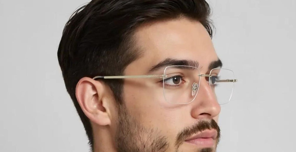Rimless Glasses & Sunglasses for Men – Comfortable & Light